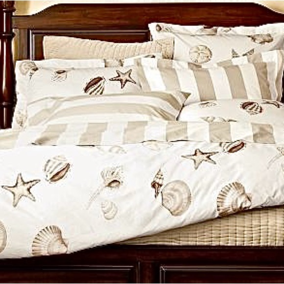 Pottery Barn | Bedding | New Pottery Barn 5 Pc Seashell And Starfish ...